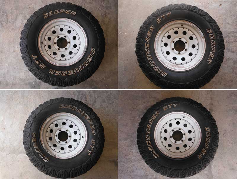 [VENDO] 4 llantas Mangels 7x16 ET 0 con neumaticos 265/75r16 Cooper STT ...